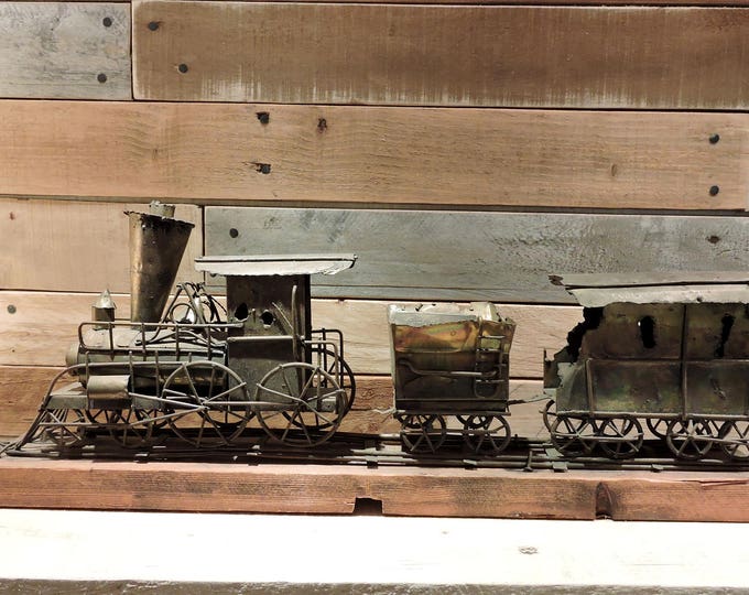 Metal Train Sculpture, by Royal Cathay - Etsy