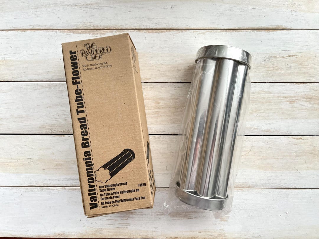 The Pampered Chef Bread Tube, Valtrompia Bread Tube - Flower, Never ...