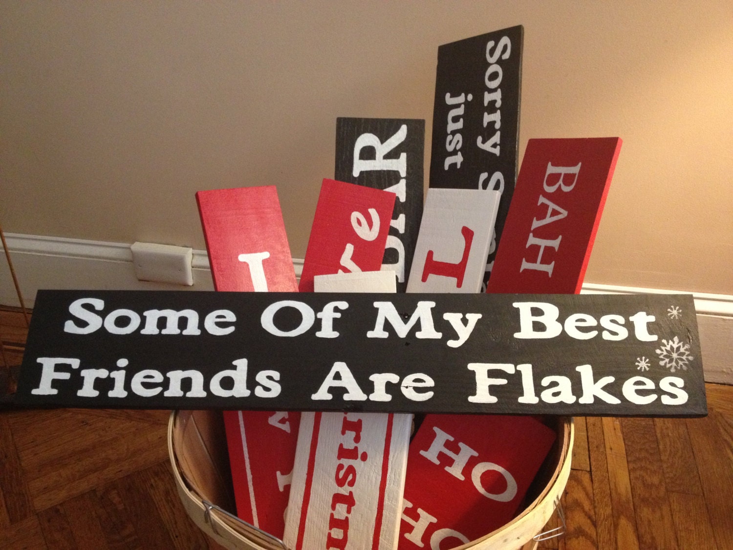 Wood Pallet some of My Best Friends Are Flakes - Etsy