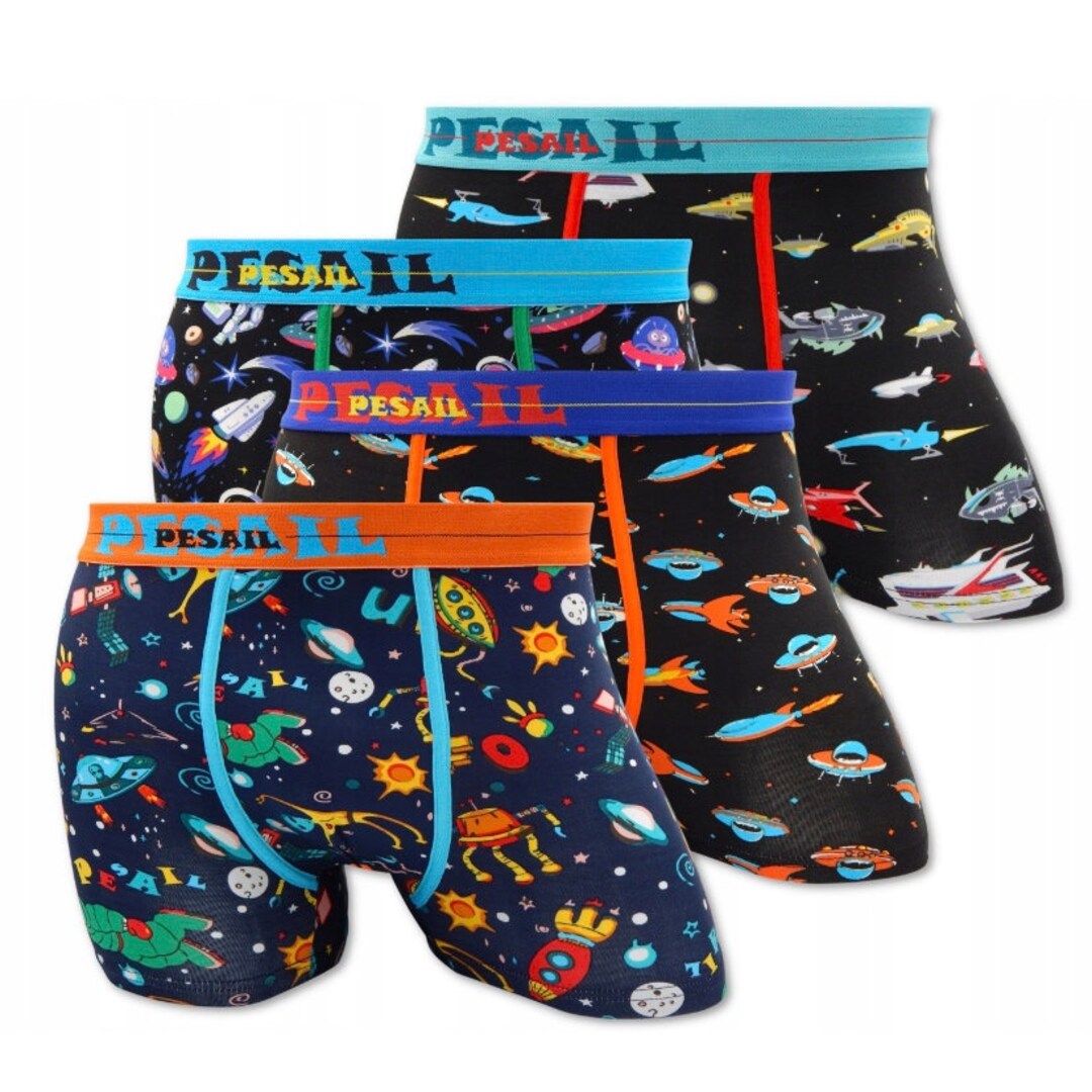 4 Pieces SET Boxershorts Boxers Space UFO Aliens for Men - Etsy UK