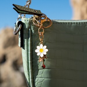 Girly Dangle Keychain Custom Initial With Flower-star-cherry-envelope ...