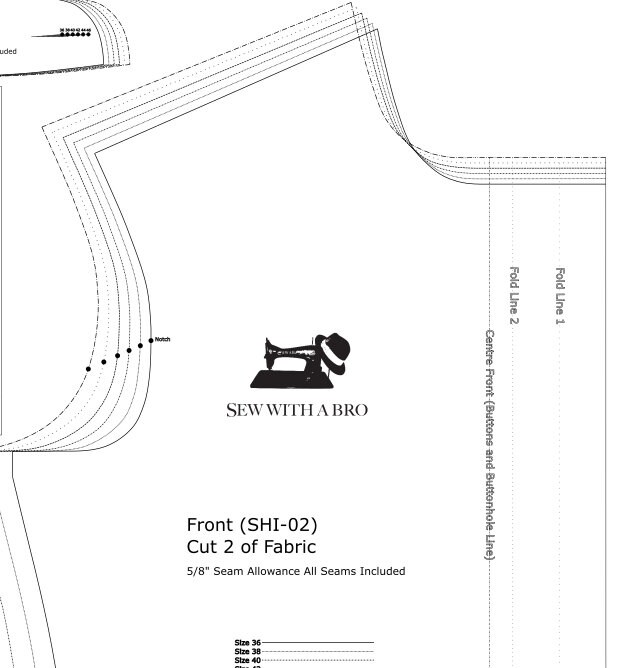 SEWING PATTERN PDF Men's Shirt | Etsy