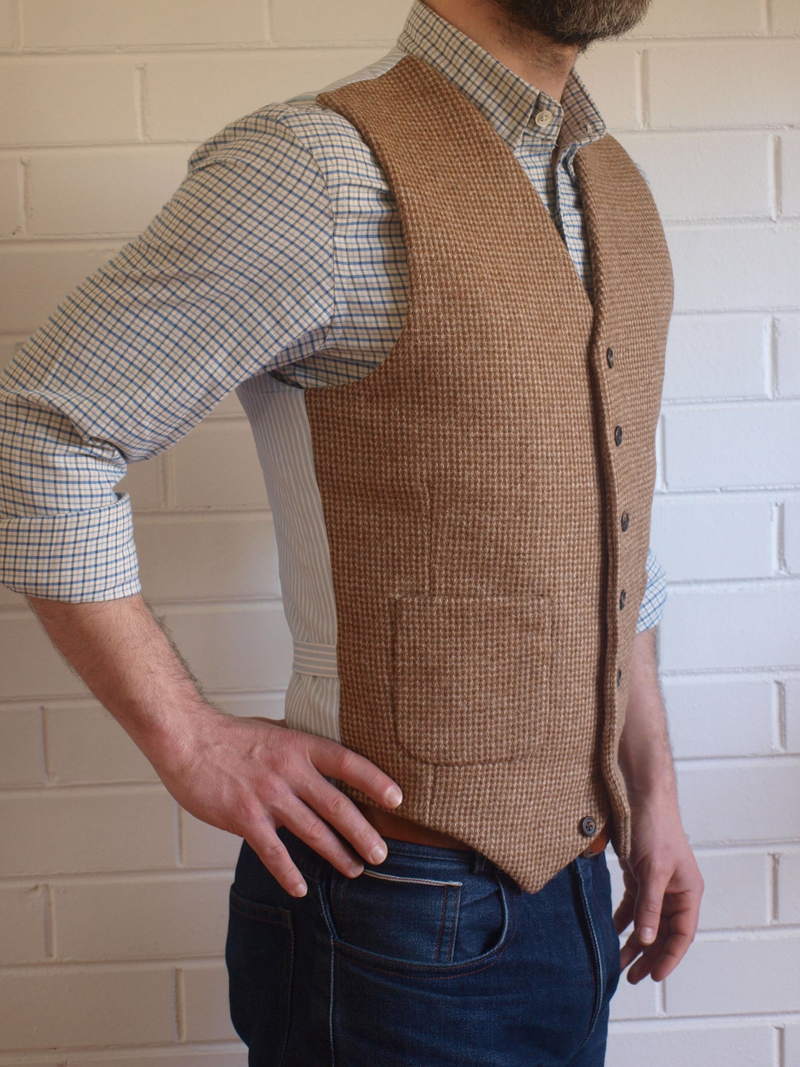 SEWING PATTERN PDF Men's Waistcoat - Etsy