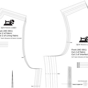 SEWING PATTERN PDF- Men's Waistcoat - Etsy