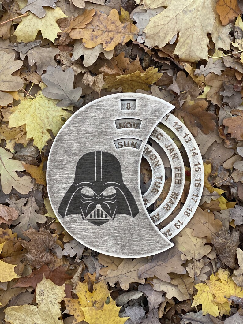 Wooden Perpetual Calendar Wood Forever Calendar Wood - Etsy