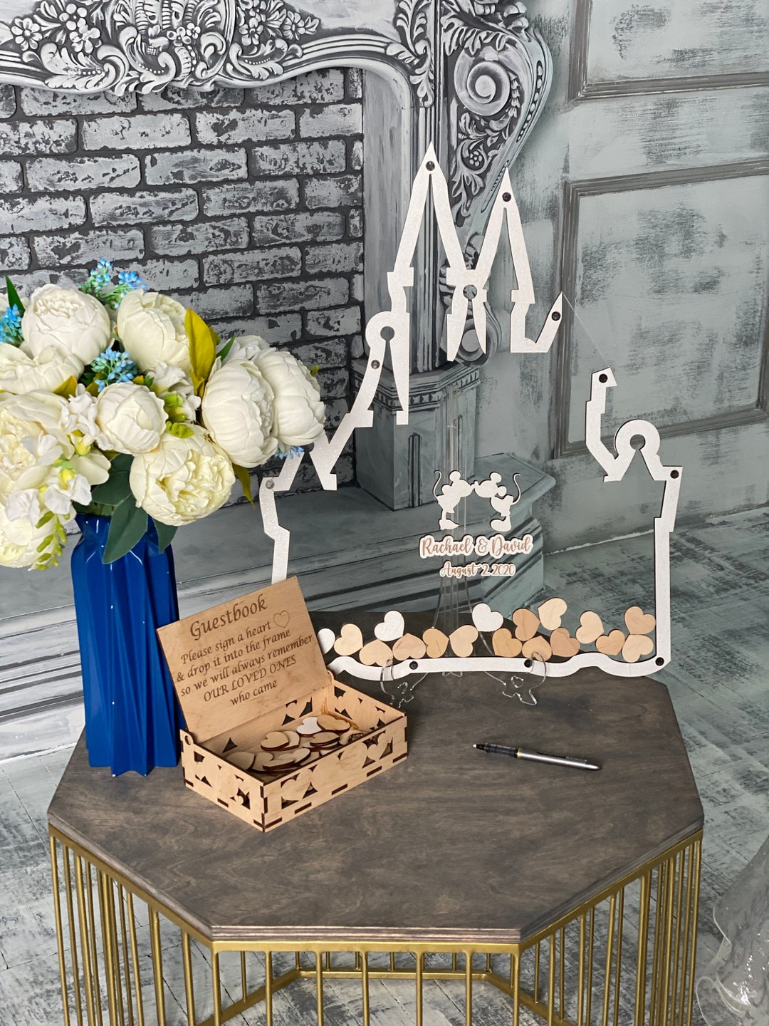 Fairytale Wedding Guest Book Frame Wedding Guest Book Castle - Etsy