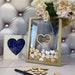 Gold Transparent Wedding Guest Book Alternative Wood Wedding - Etsy
