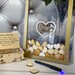 Gold Transparent Wedding Guest Book Alternative Wood Wedding - Etsy