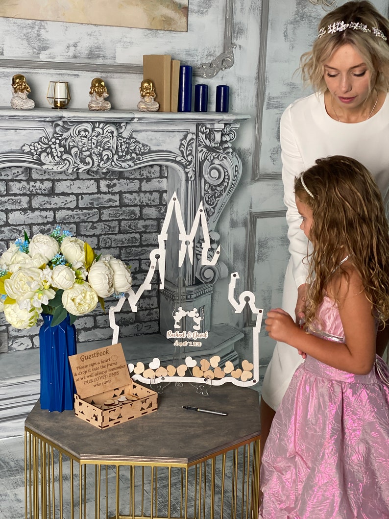 Fairytale Wedding Guest Book Frame Wedding Guest Book Castle - Etsy