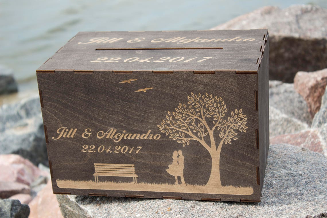 Rustic Card BoxRustic Wedding Decor Card Box | Etsy