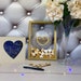 Gold Transparent Wedding Guest Book Alternative Wood Wedding - Etsy