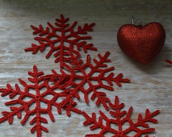 Lace snowflakes | Etsy