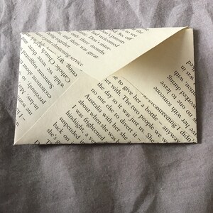 10 Book Page Style Envelopes - Etsy