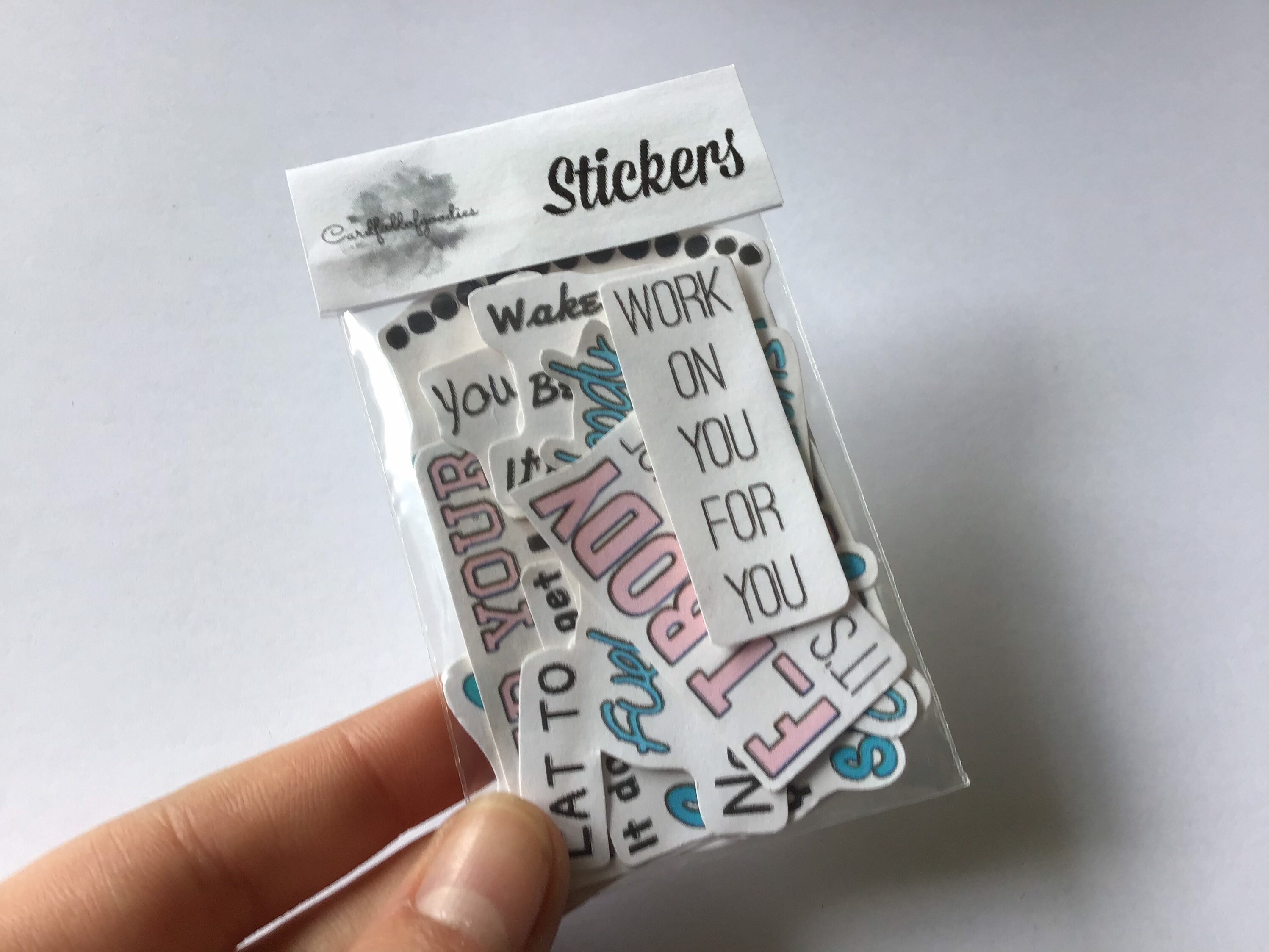 Workout Motivation Quotes sticker pack gym yoga exercise | Etsy