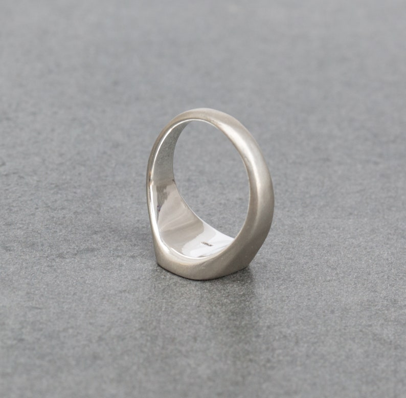 Classic Signet Ring Mens Signet Rings Wedding Band - Etsy