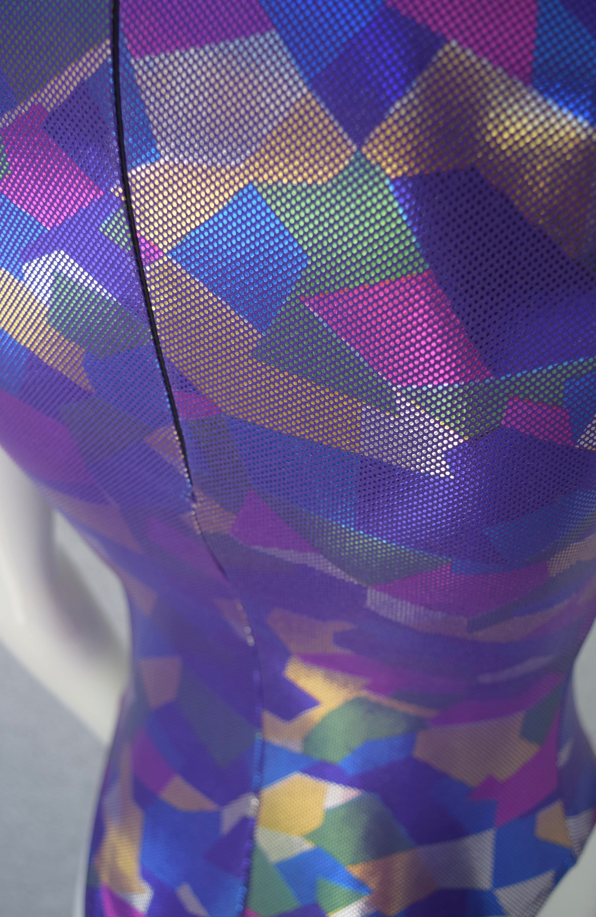 Purple Holographic Bodysuit - Etsy