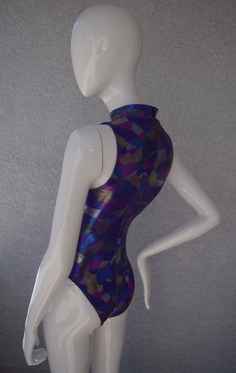 Purple Holographic Bodysuit - Etsy