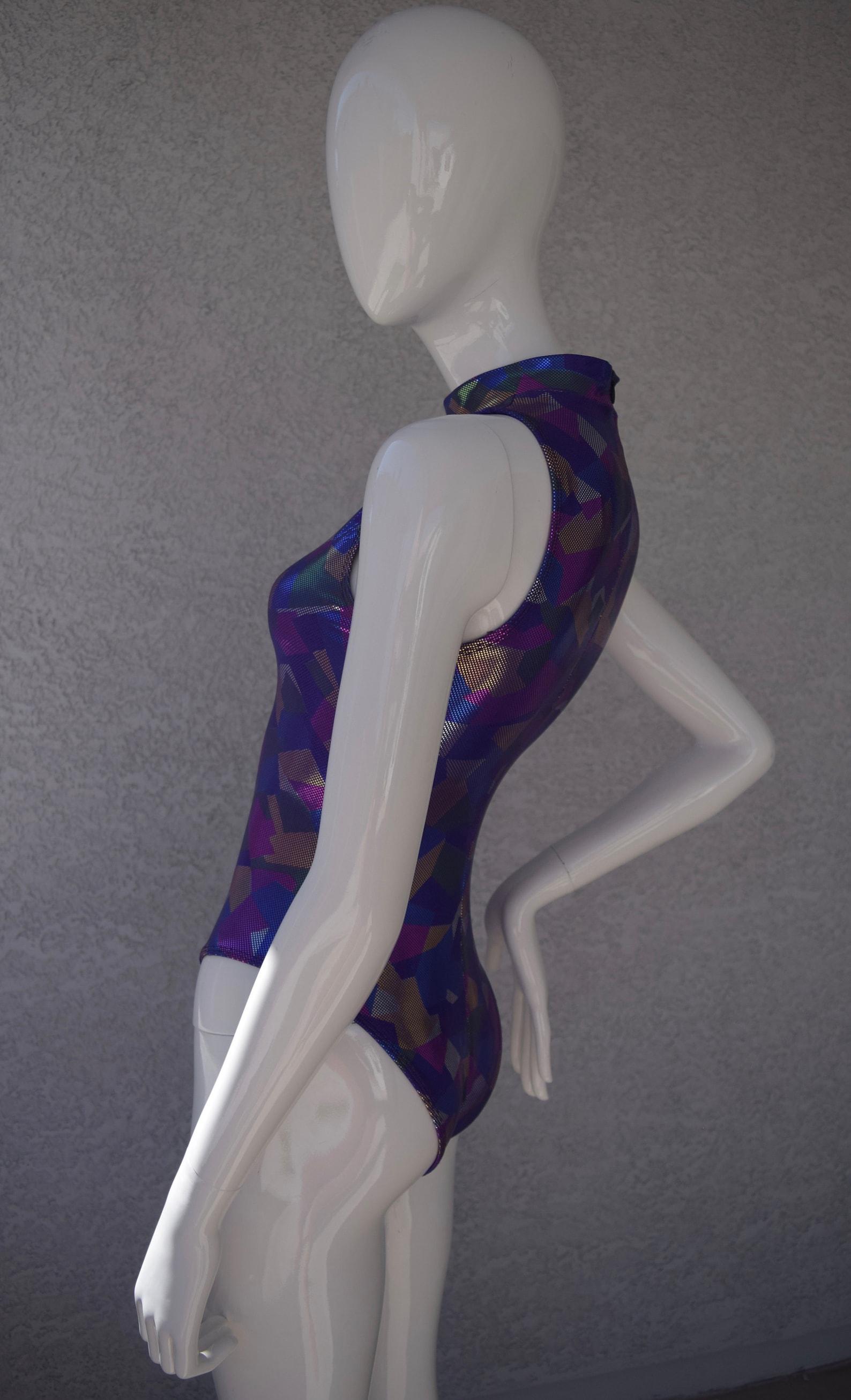 Purple Holographic Bodysuit - Etsy
