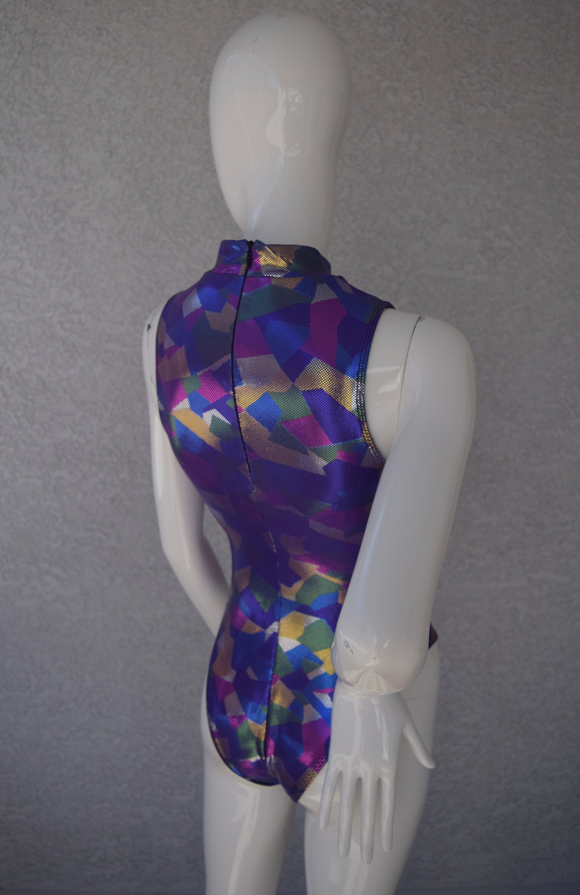 Purple Holographic Bodysuit - Etsy