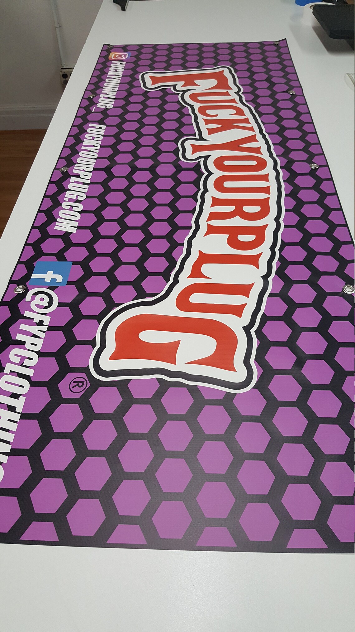 4 Foot Banner With Bonus 150 Matching Stickers | Etsy