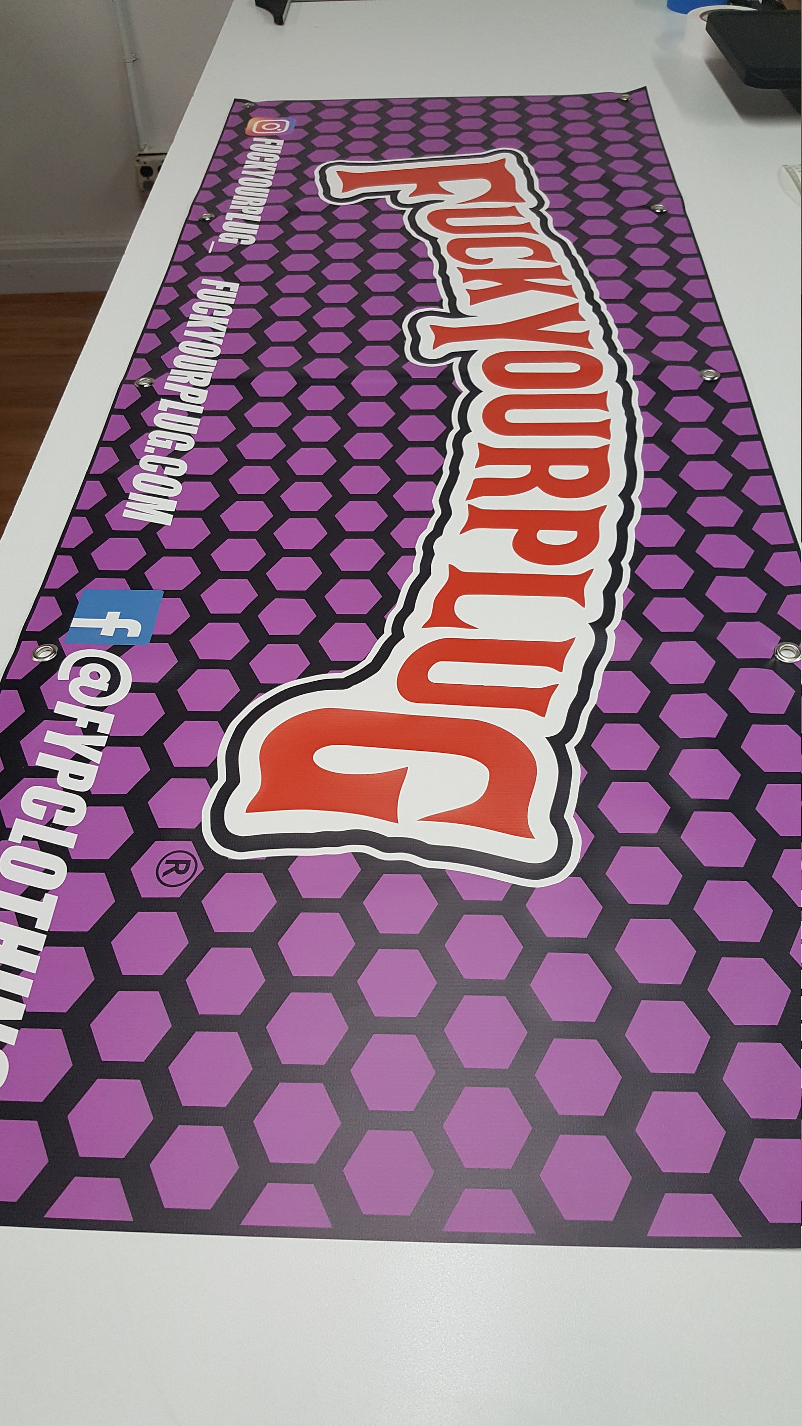4 Foot Banner With Bonus 150 Matching Stickers | Etsy