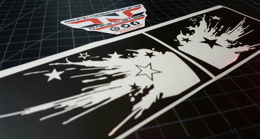 Star Splash Stencil - Etsy