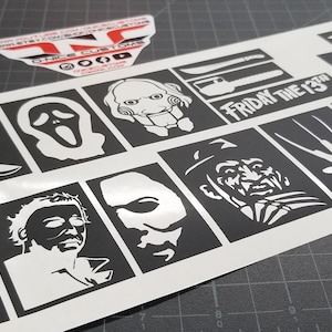 Halloween Killers Stencil Pack - Etsy