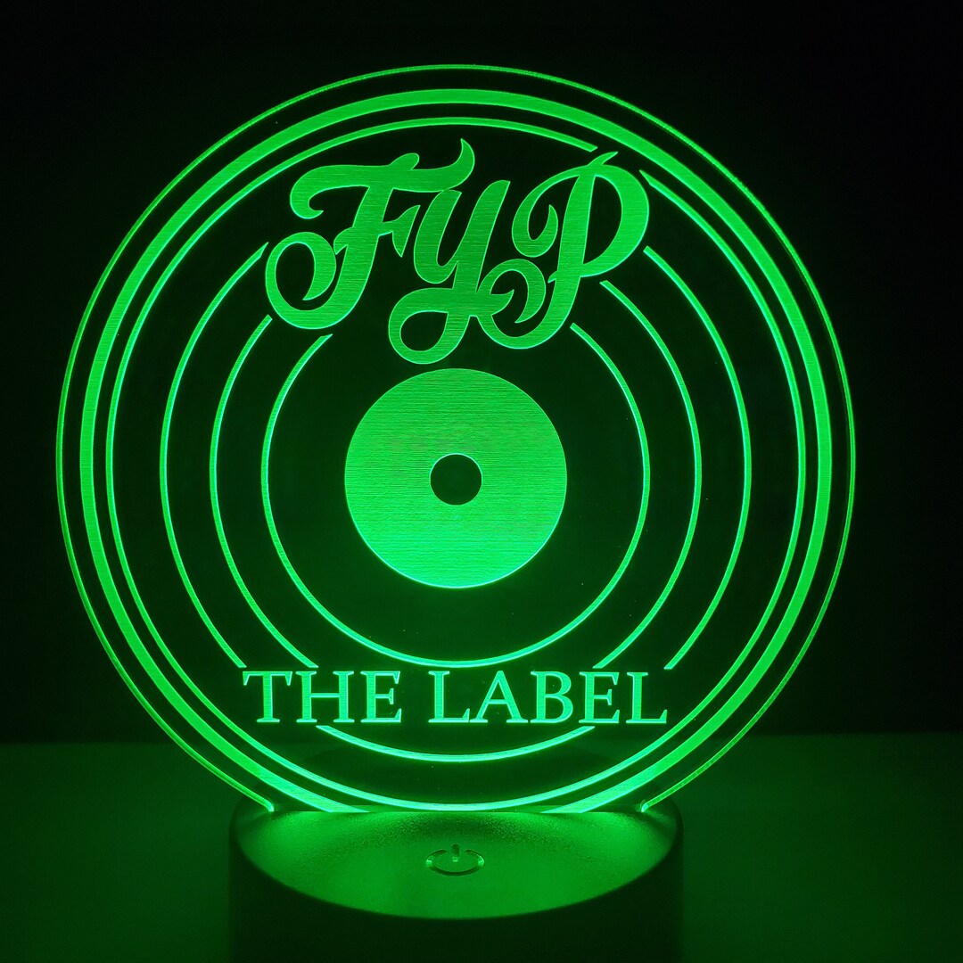 Custom Acrylic L.E.D Logo/sign/trophy/night Light (multi Color Base ...