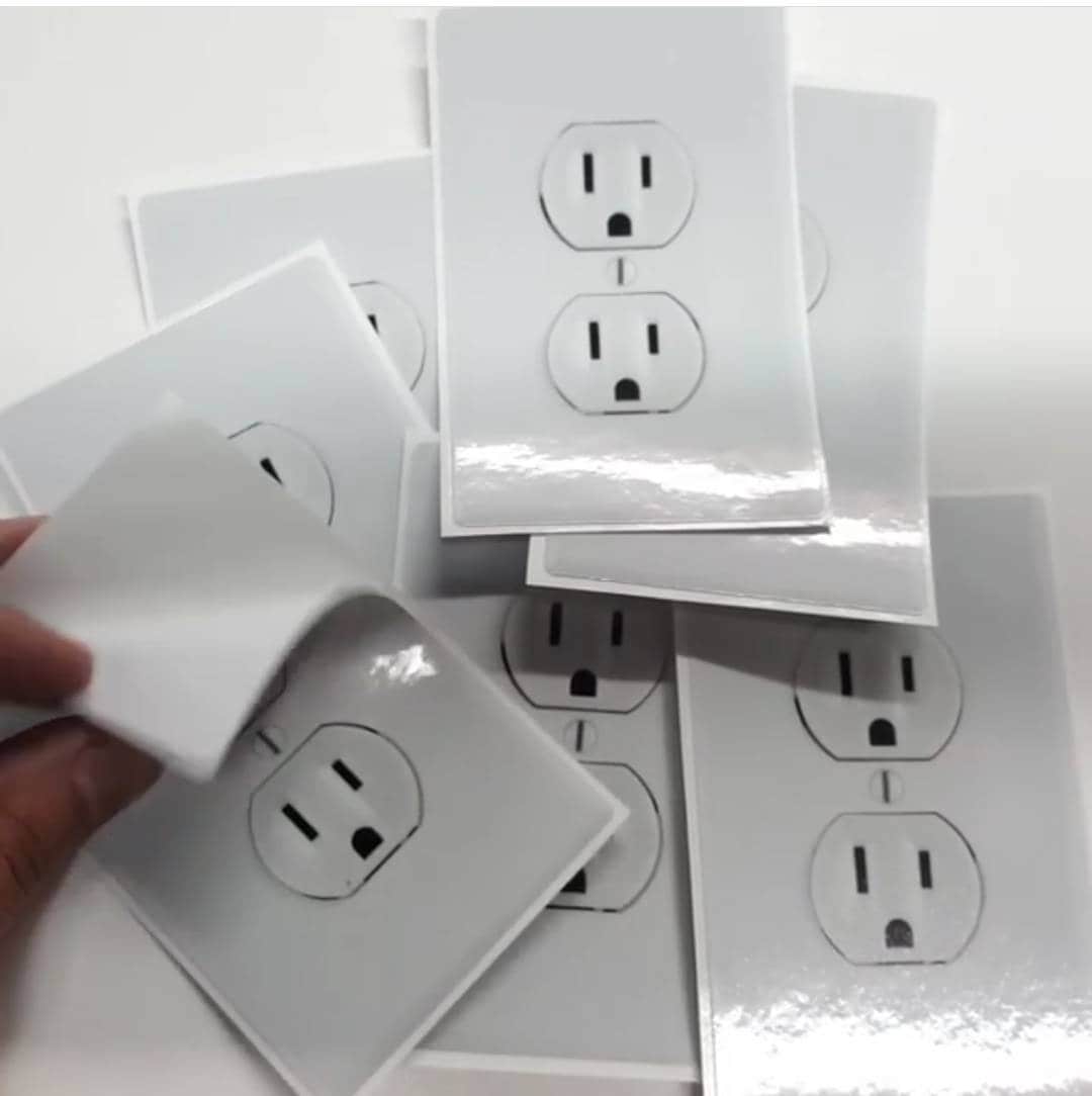 2 Prank Wall Outlet Stickers - Etsy