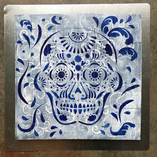 Sugar Skull Puzzle - Etsy