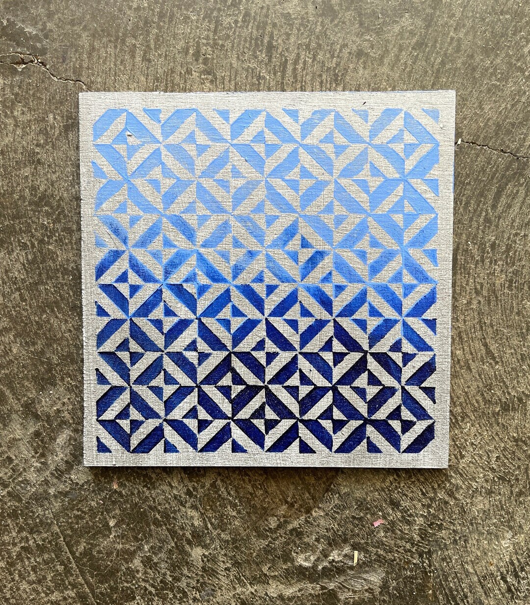 Puzzle - Blue and Silver Pattern Jigsaw Puzzle With Puzzle Board ...