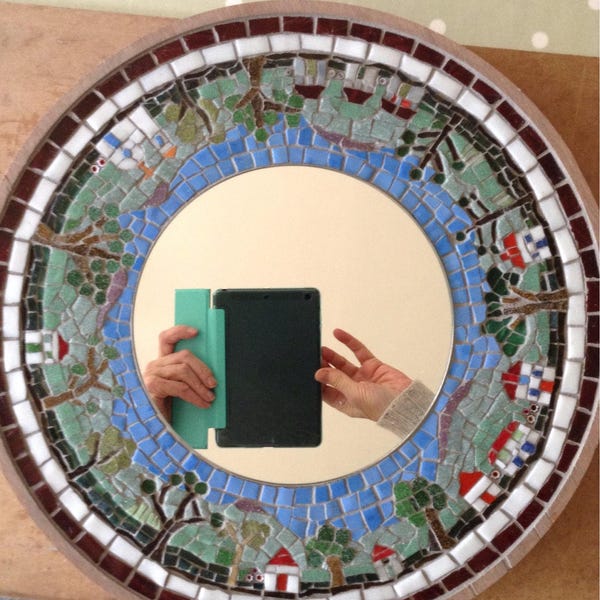 Mosaic Mirror - Etsy