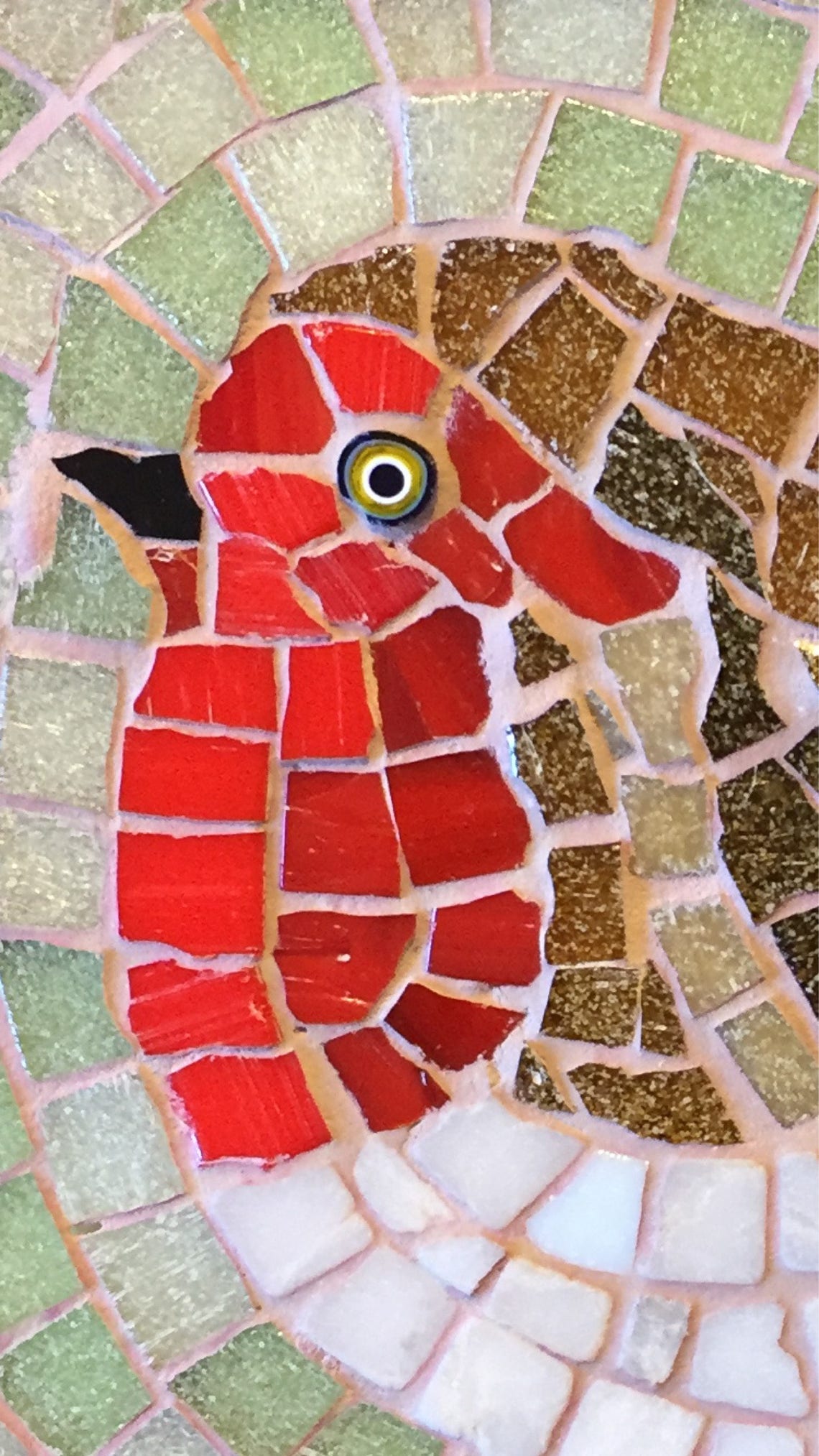 Robin Redbreast Mosaic Ceramic Tile Trivet Pot Stand Coaster Placemat ...