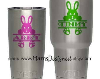 Bunny Decal/custom Bunny Decal/pencil Box Decal/rabbit - Etsy