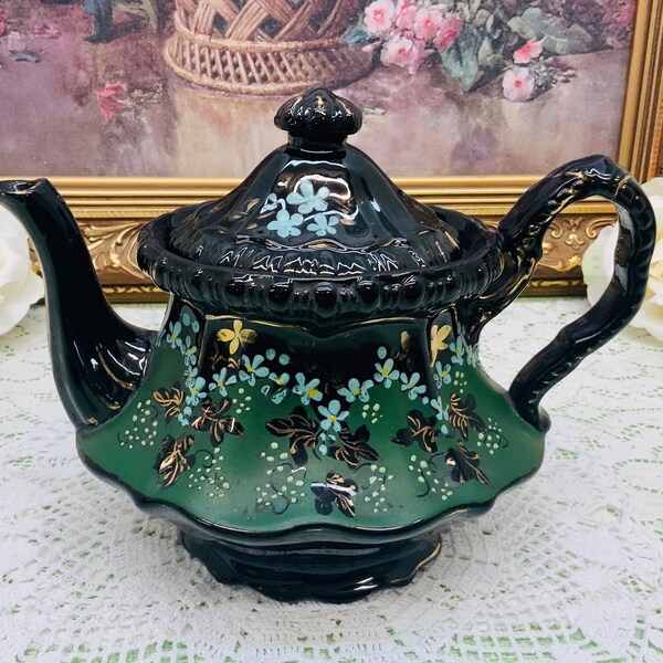 Handpainted Teapot - Etsy