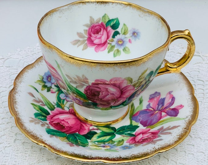 Royal Stuart Teacup and Saucer. - Etsy Canada