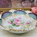 Vintage German Made Cabbage Roses Bowl - Etsy