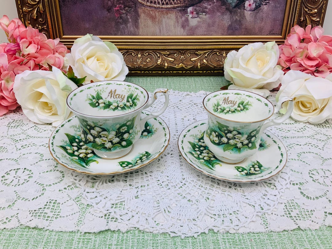 Royal Albert Flower of the Month Series “may” Teacup and Saucer and ...