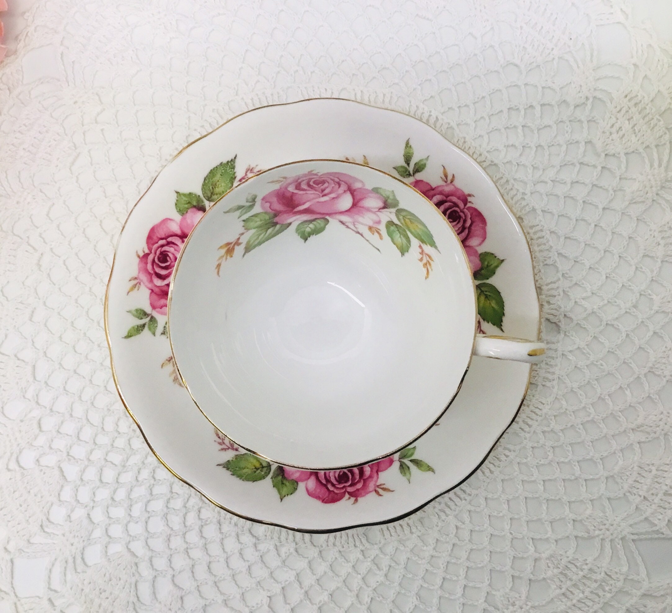 Melba China Teacup and Saucer. | Etsy