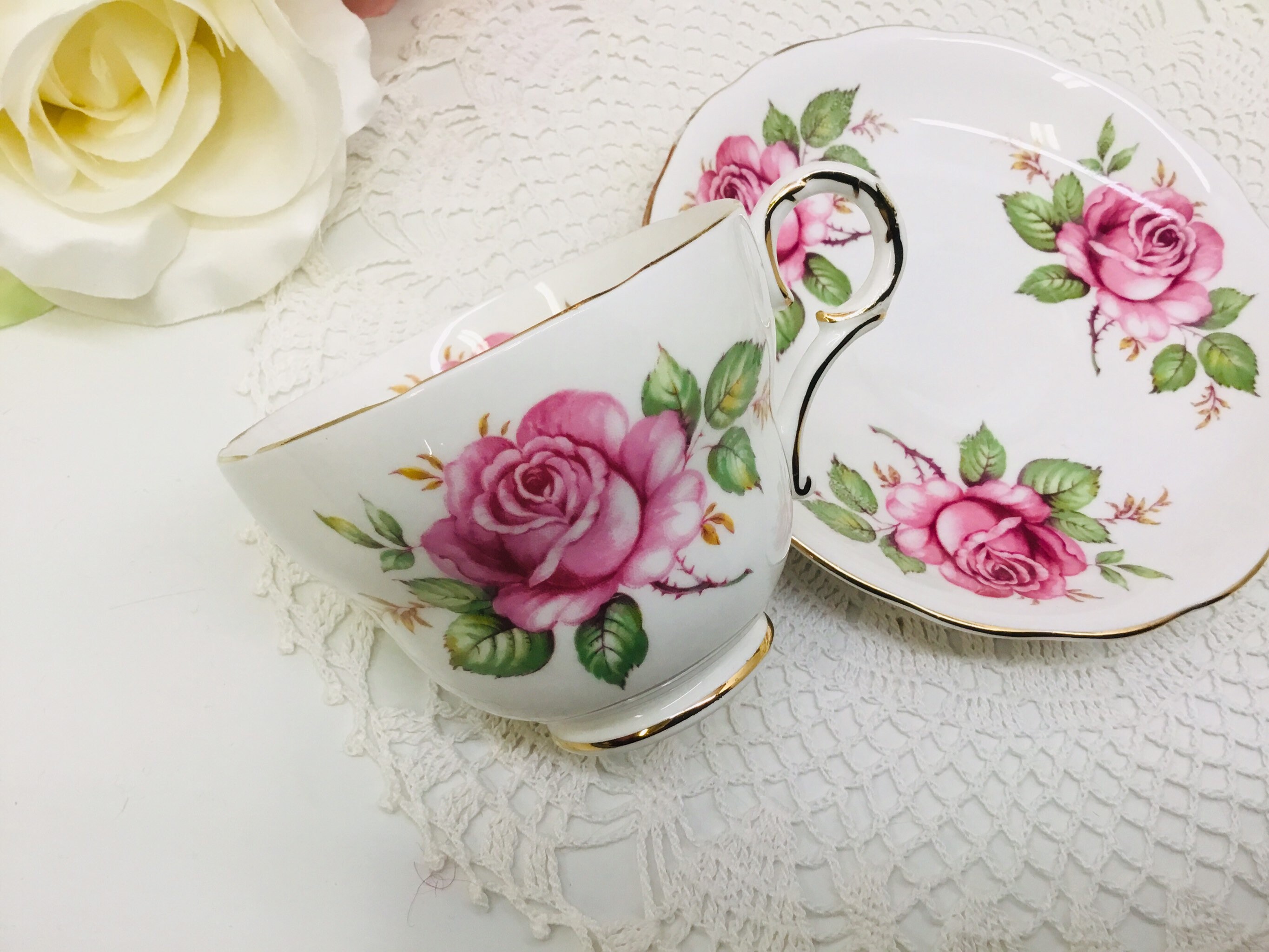 Melba China Teacup and Saucer. - Etsy
