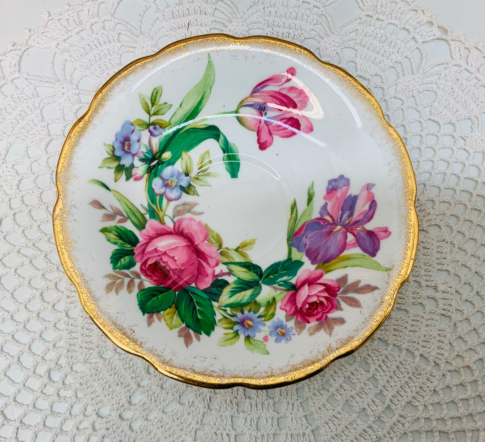 Royal Stuart Teacup and Saucer. - Etsy Canada