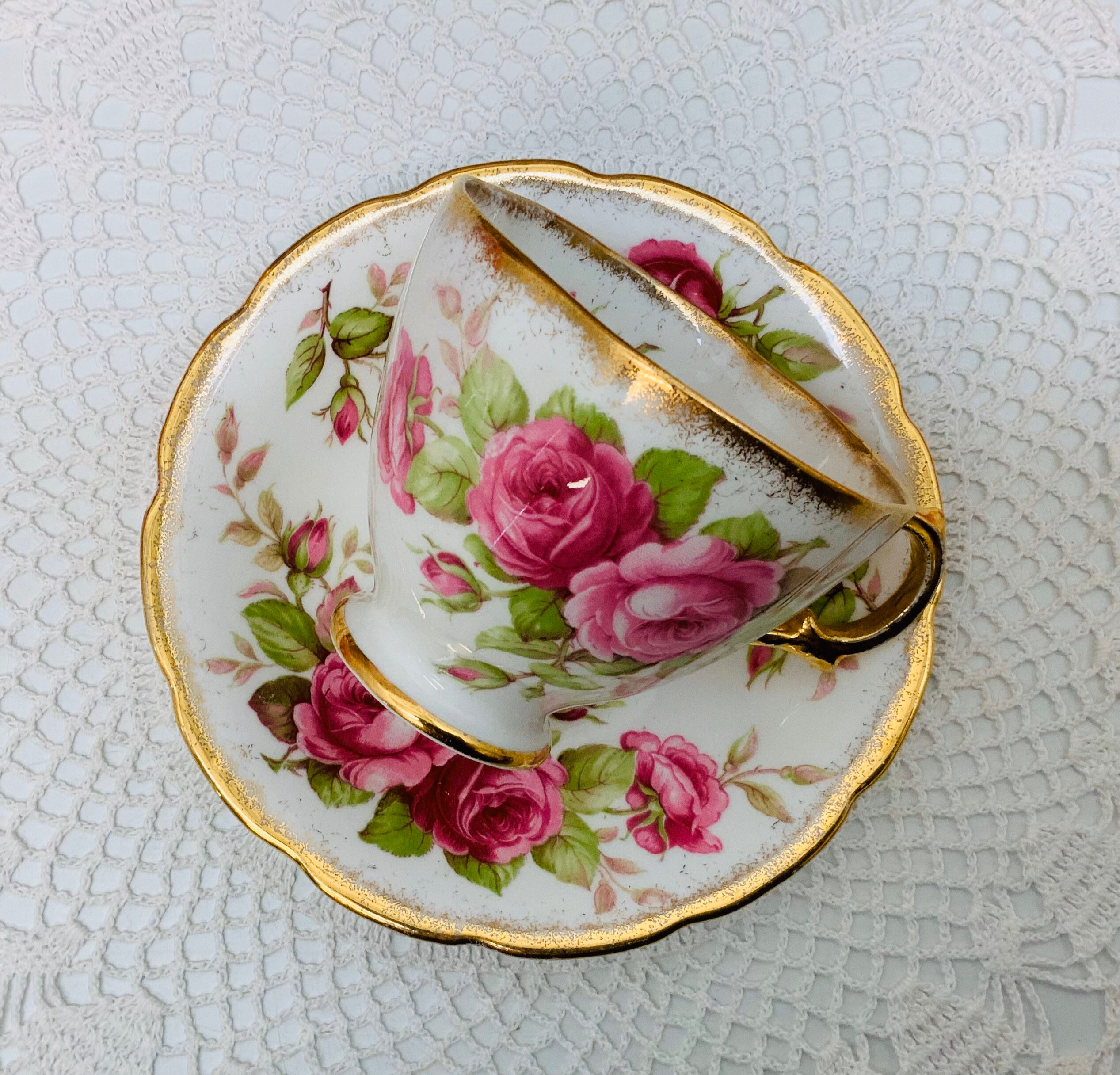 Royal Stuart Teacup and Saucer. - Etsy Canada