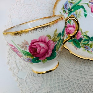 Royal Stuart Teacup and Saucer. - Etsy