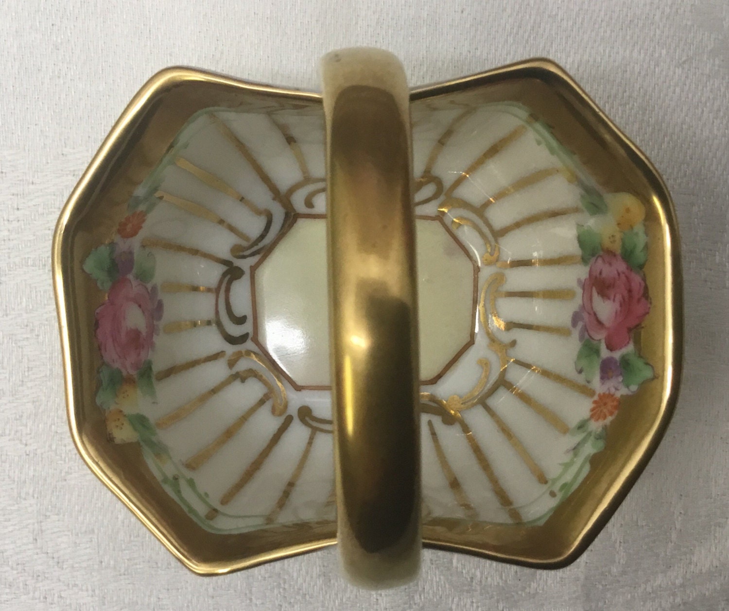 Hand Painted Noritake Trinket Basket From 1918 | Etsy Canada