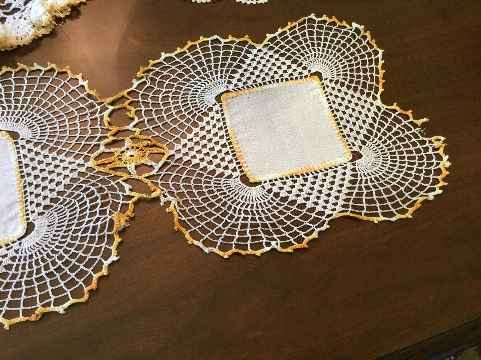 Set of Three Hand Made Doilies - Etsy