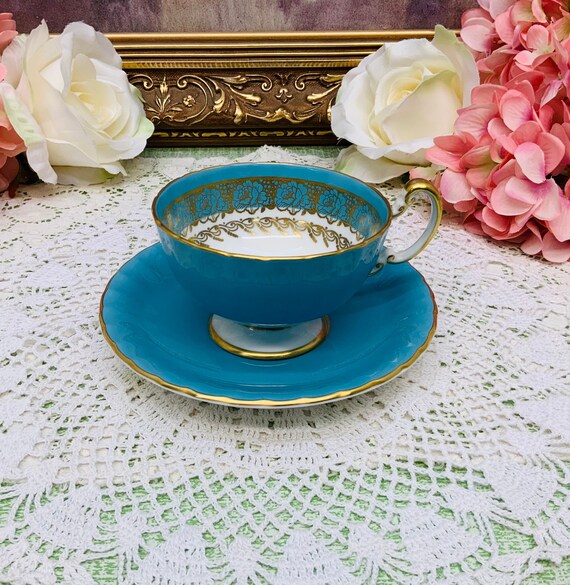 Aynsley Teacup and Saucer Circa 1934-1950. - Etsy