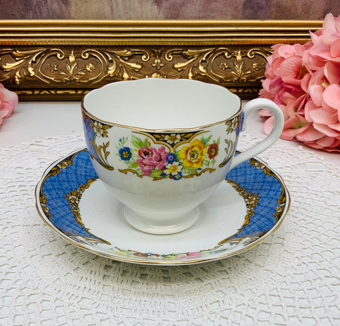 Radfords Crown China Teacup and Saucer Circa 1938-1955. - Etsy