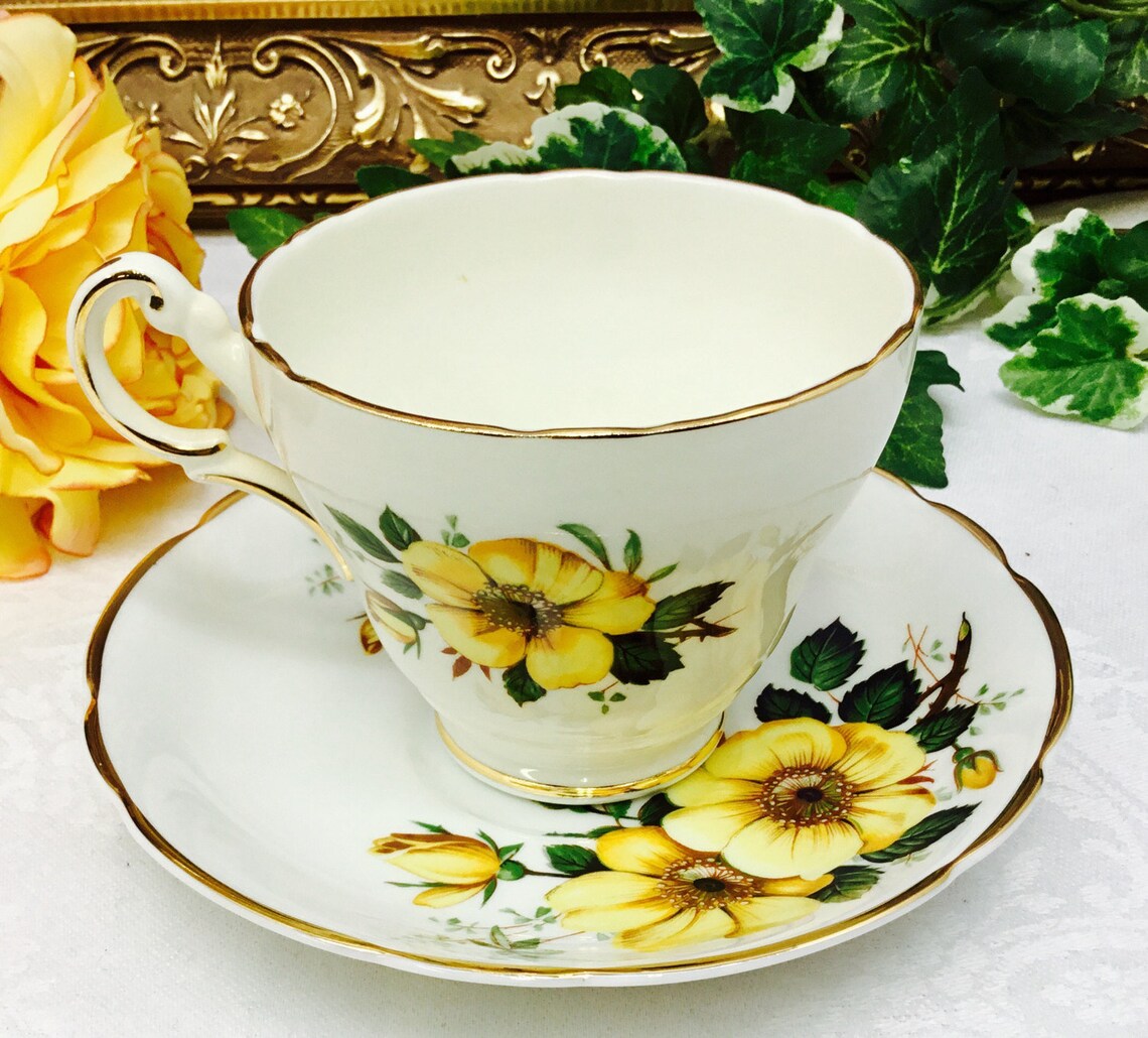 Regency Teacup and Saucer. | Etsy