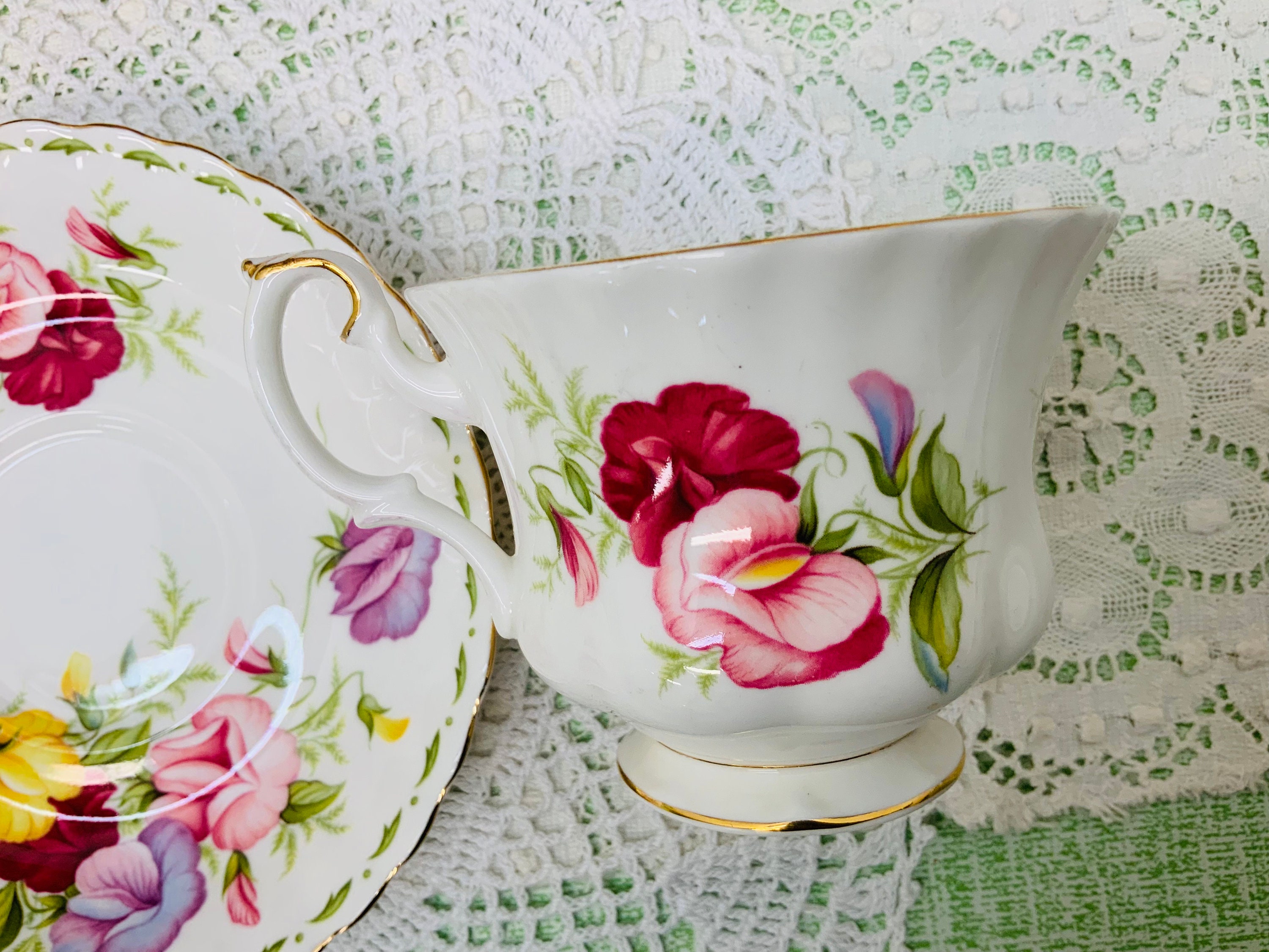 Royal Albert Flower of the Month “april” Teacup and Saucer Circa 1970’s ...