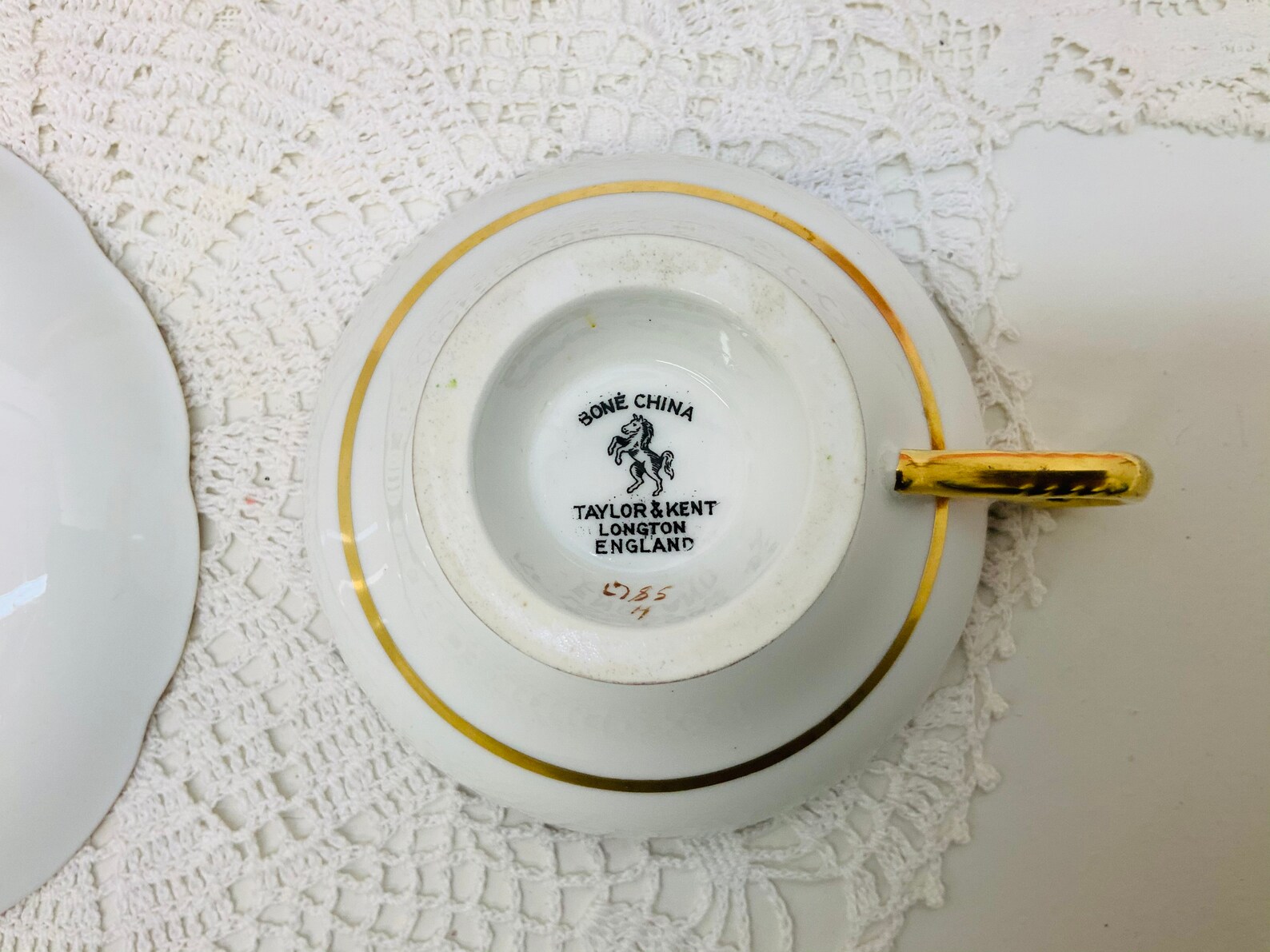 Taylor and Kent Cabbage Roses Teacup and Saucer Circa 1939. | Etsy